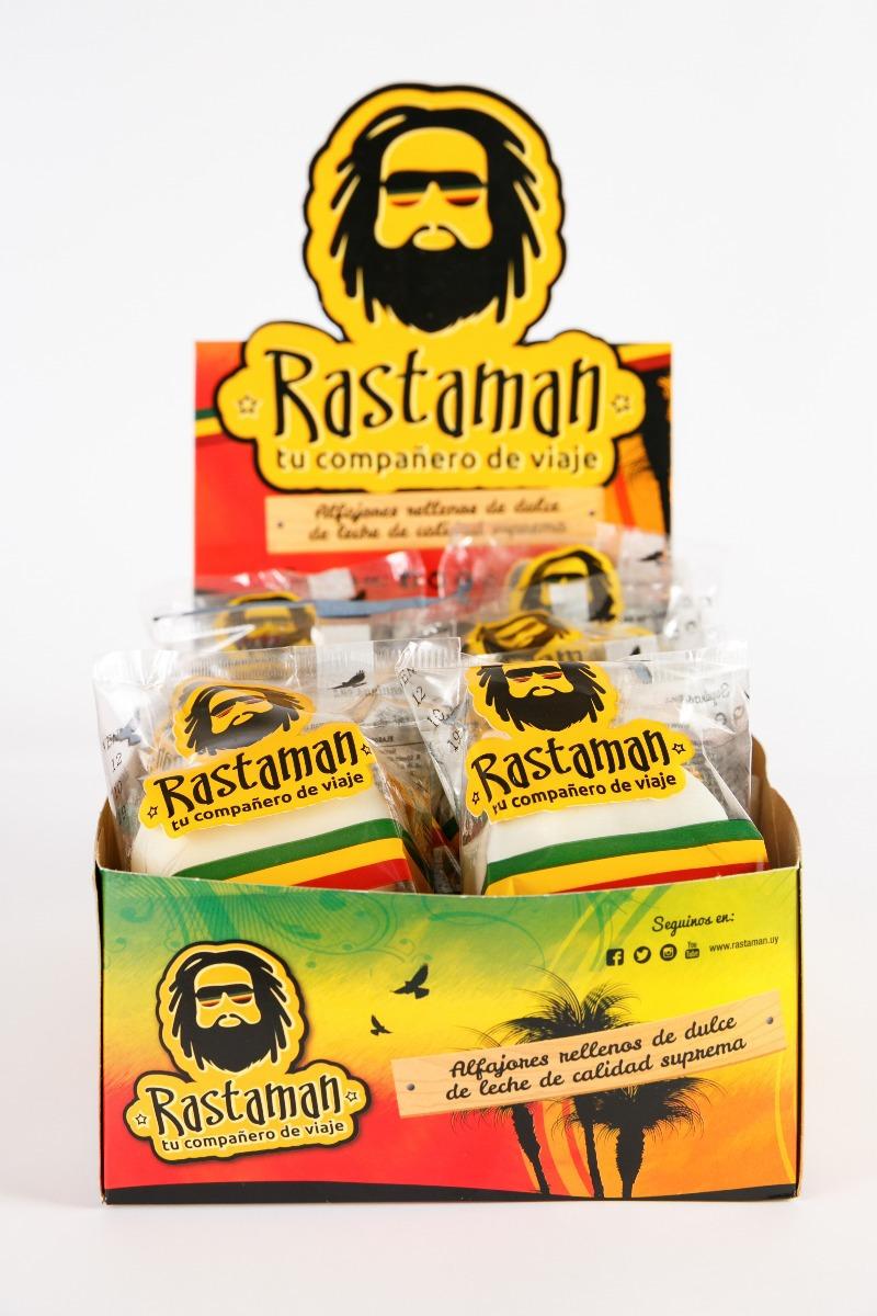 RASTAMAN - alfajor chocolate blanco X12 - 1.2kg – charruashop